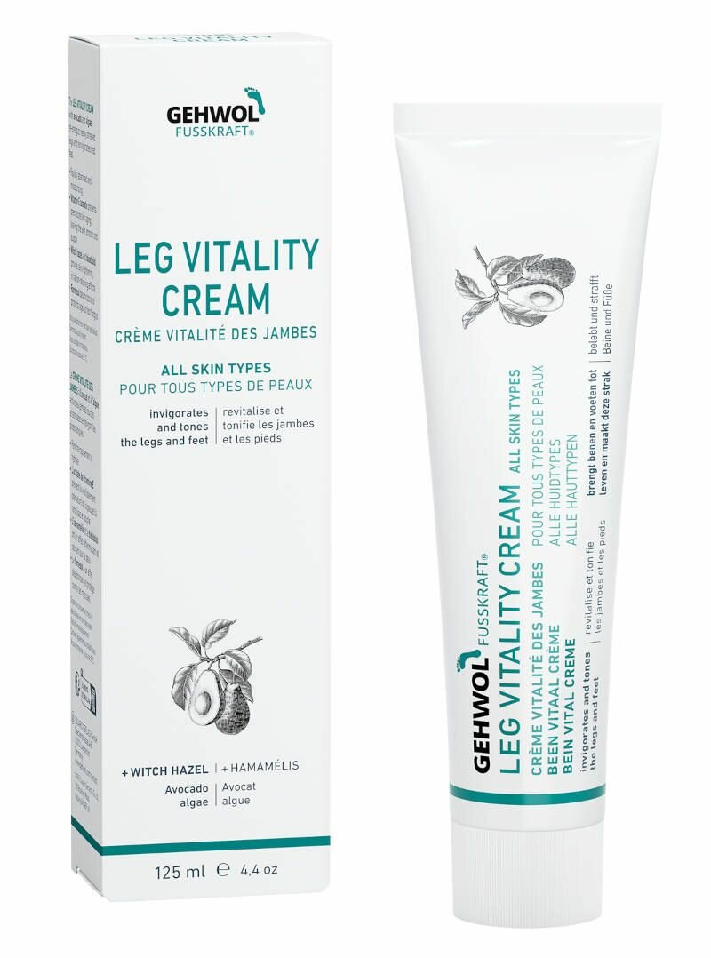 Gehwol Fusskraft Leg Vitality Cream - Оживляющий бальзам 125 мл