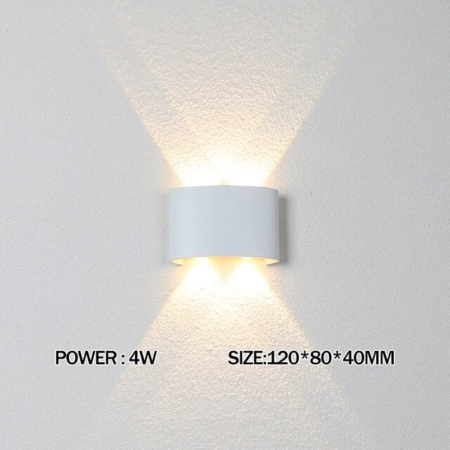 Настенный светильник LED 4W, белый, 120*80*40мм, 4000K
