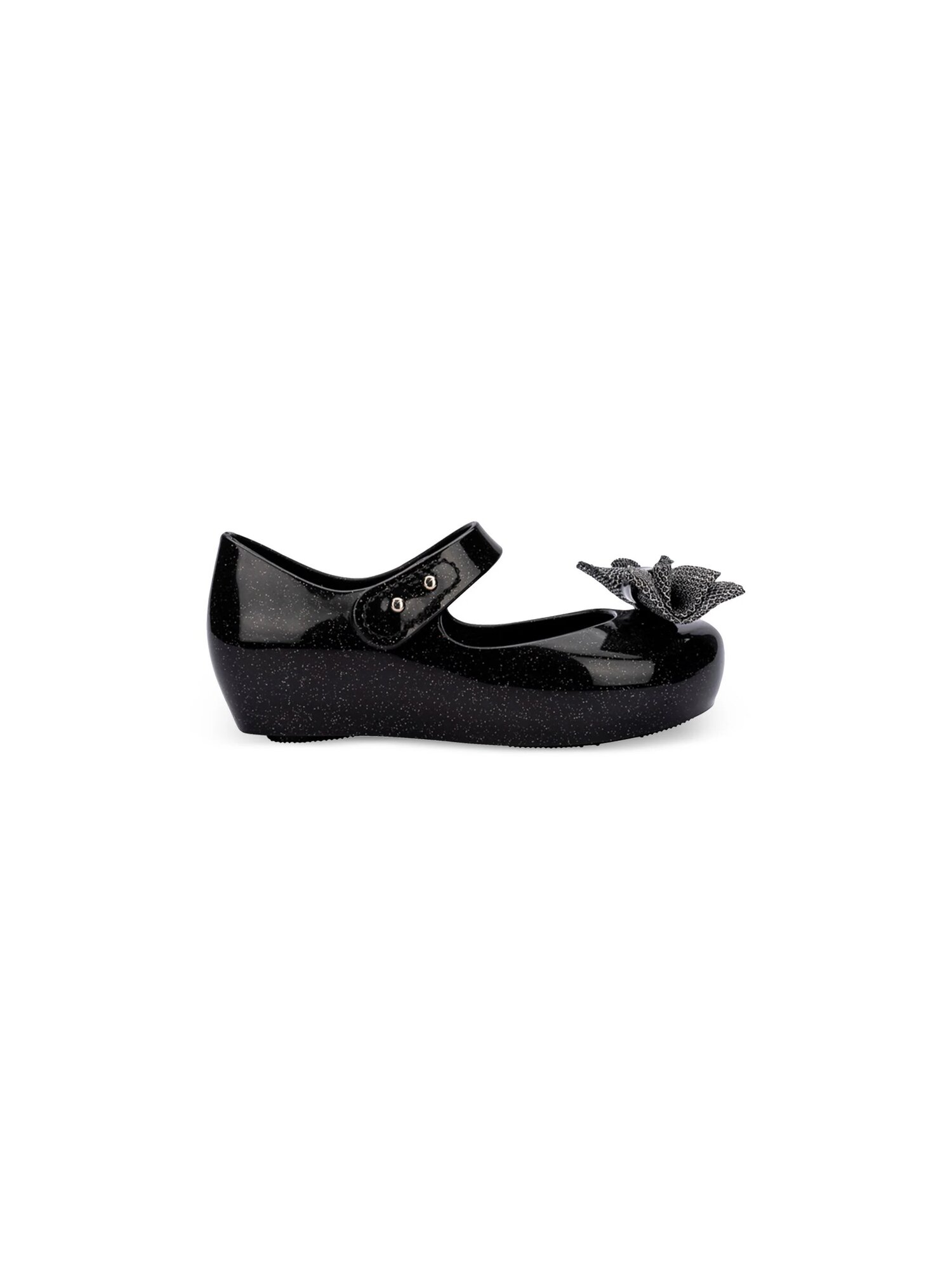 Балетки Mini Melissa Балетки с бантом, размер 23, , черный — фото 1