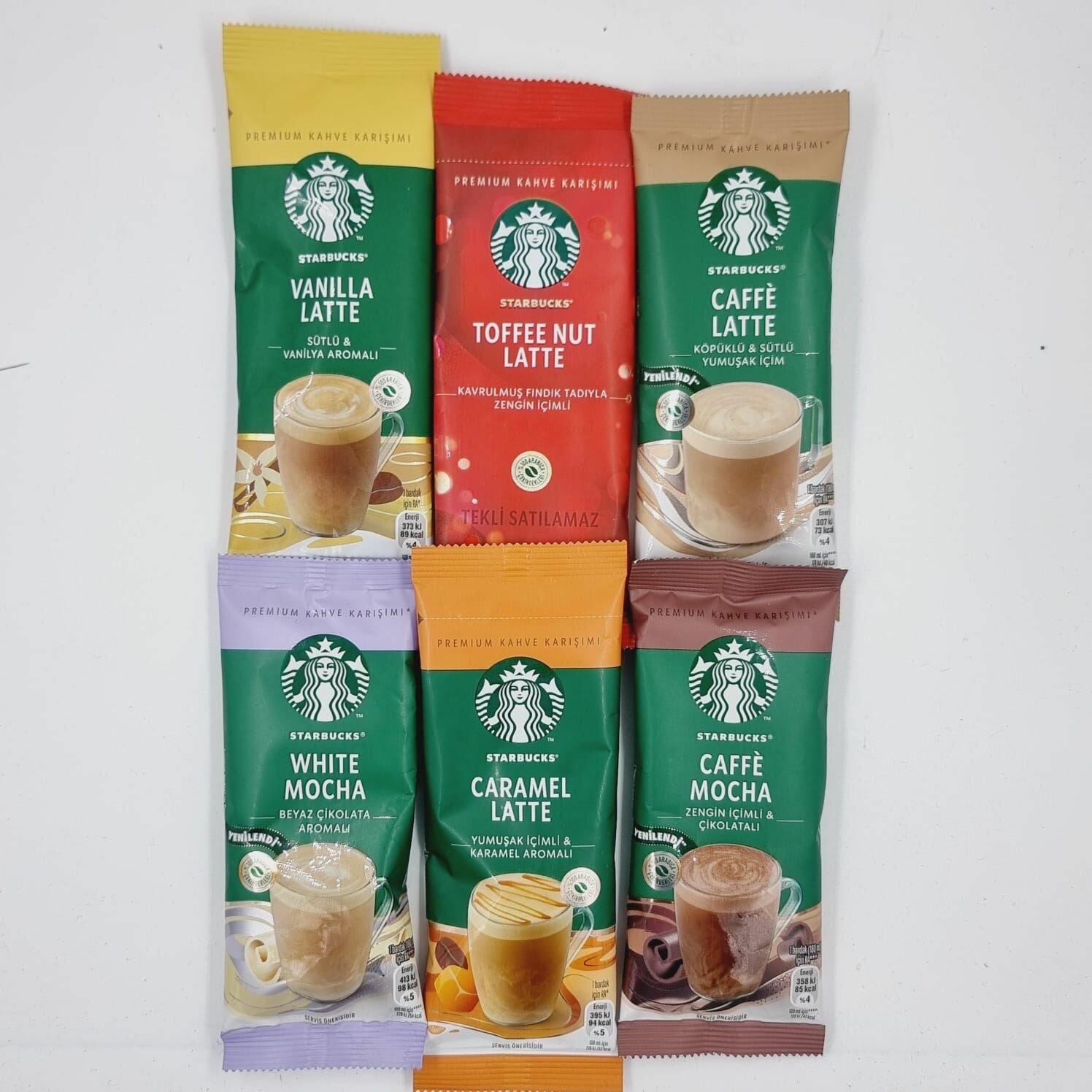 Starbucks кофе растворимый Mix из 6 видов, 6 саше-пакетиков, 131.5 г