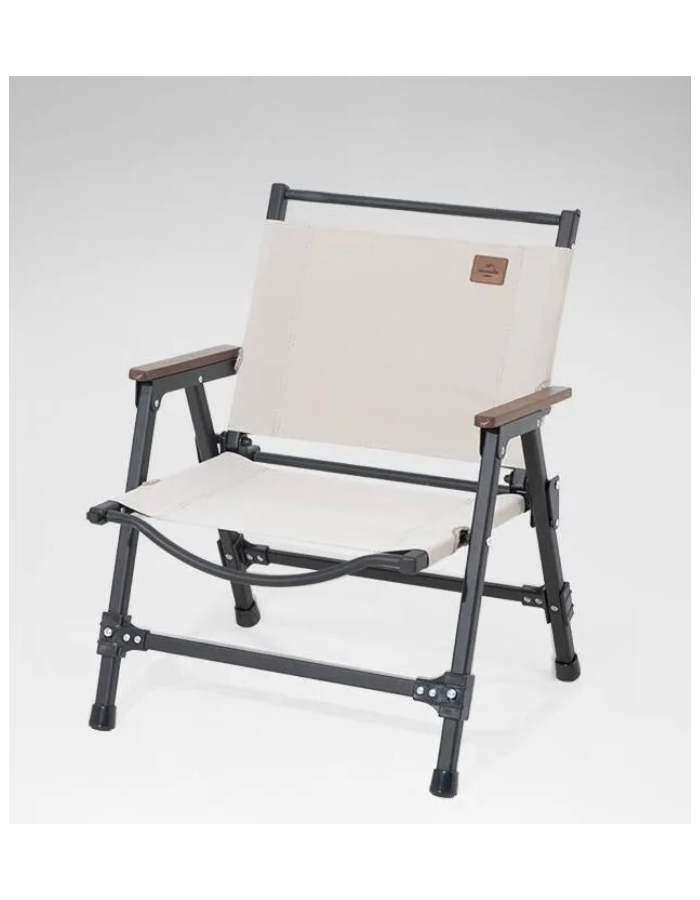 Кресло туристическое Naturehike, складное бежевое, нагрузка до 120 кг