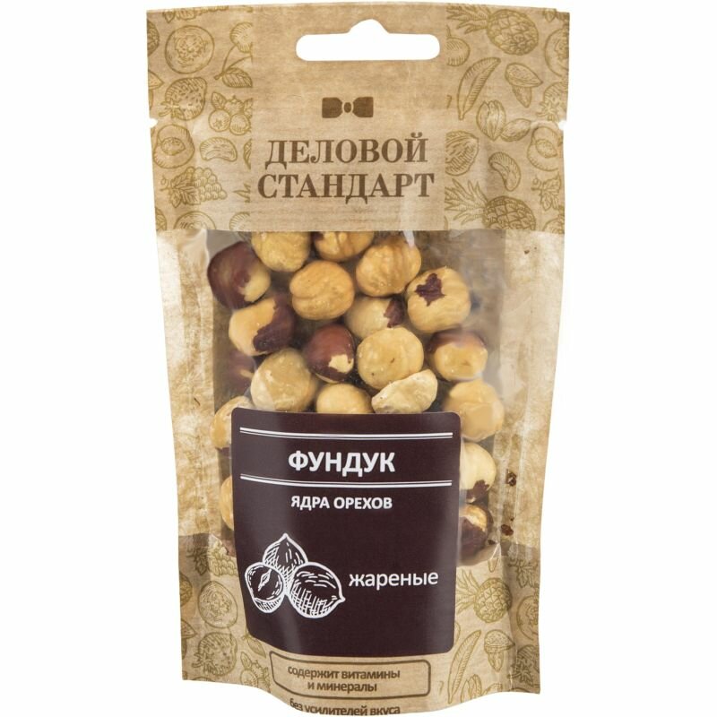 Деловой Стандарт Фундук жареный, 50 г, 12 уп