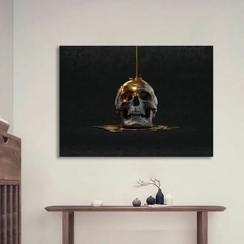 Картина ВсеКартины. Тут "Череп", 50x70 см, на подрамнике, холст