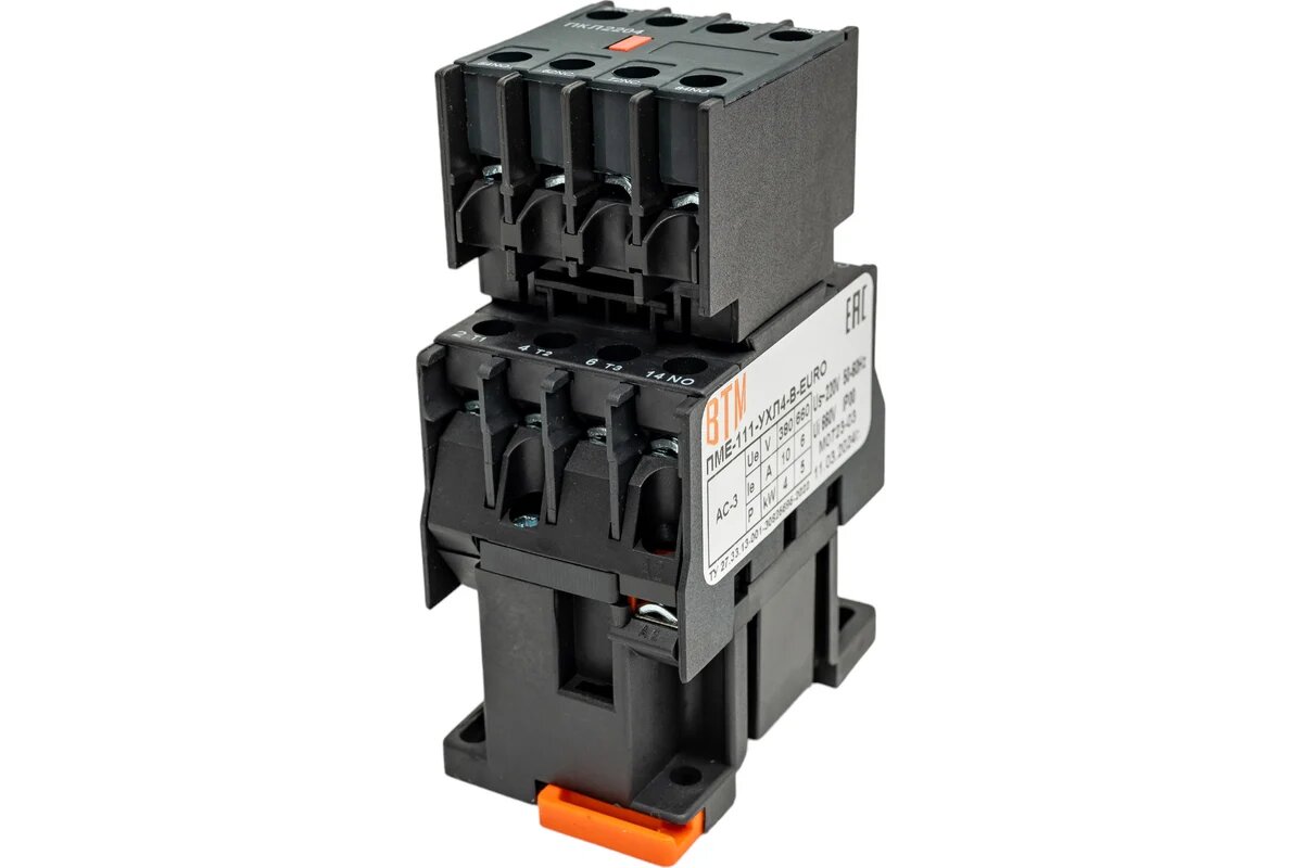 ВТМ (S) Пускатель ПМЕ-111-10А-220АС-(3з+2р)-УХЛ4-В-EURO ВТМ00058261