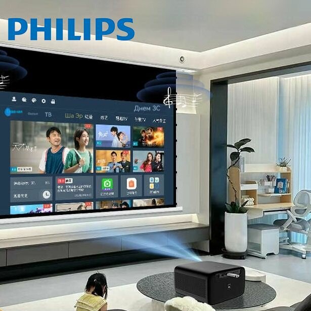 Проектор для фильмов Филипс проектор NeoPix725, Full HD 1080p