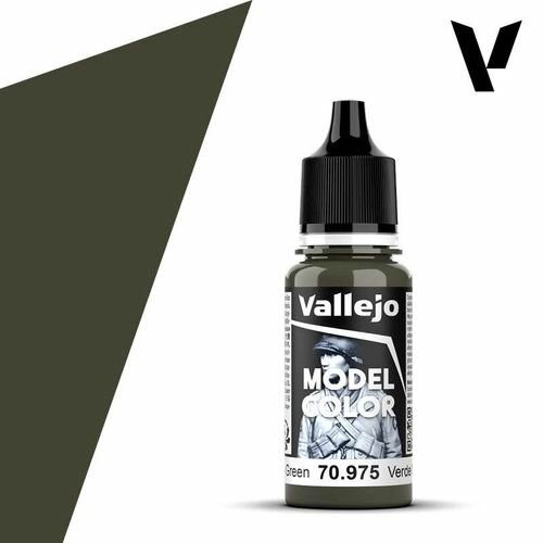 Краска акриловая Vallejo MODEL COLOR 17ML. MILITARY GREEN 70.975