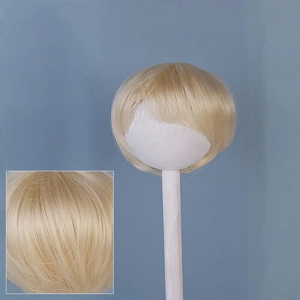 Парик для кукол 1/6 BJD/SD, золотистый, короткий