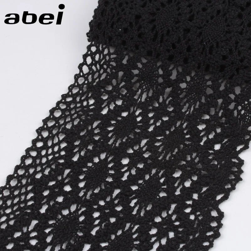 Черная кружевная лента abei 13см