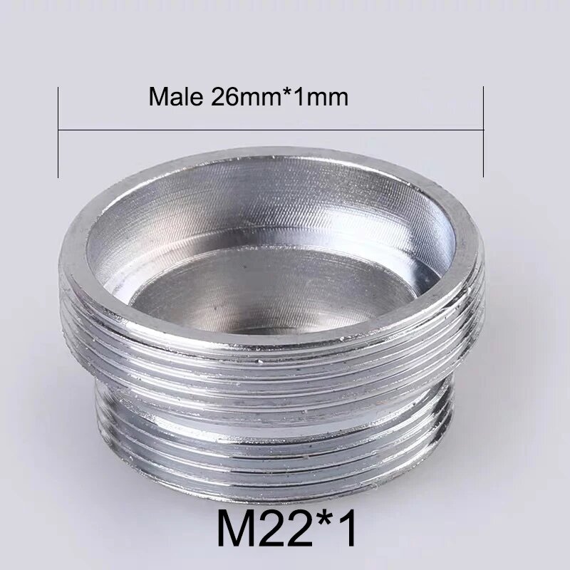 Медный никелевый переходник для смесителя M22 16-30 мм M22 X M26 2pcs