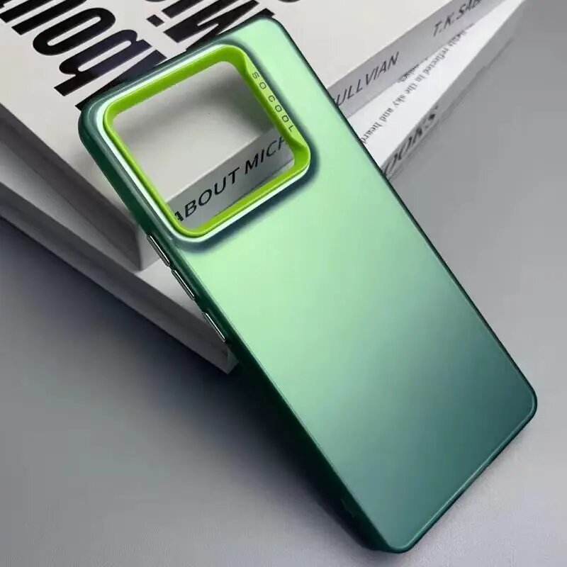 Чехол iQOO Neo8 Pro, IMD green, силикон