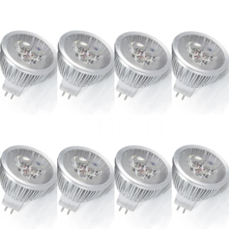 Светодиодная лампа THEBSE MR16/GU5.3 9/12/15Вт красный/зеленый/синий Cold white, 12W GU10 220V