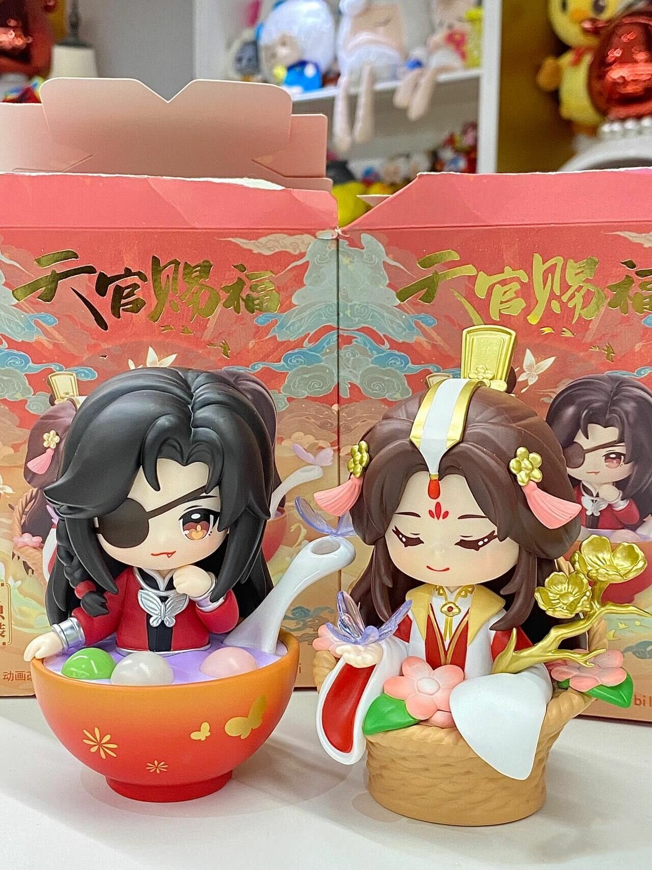 Благословение небожителей фигурки, коробка с сюрпризом