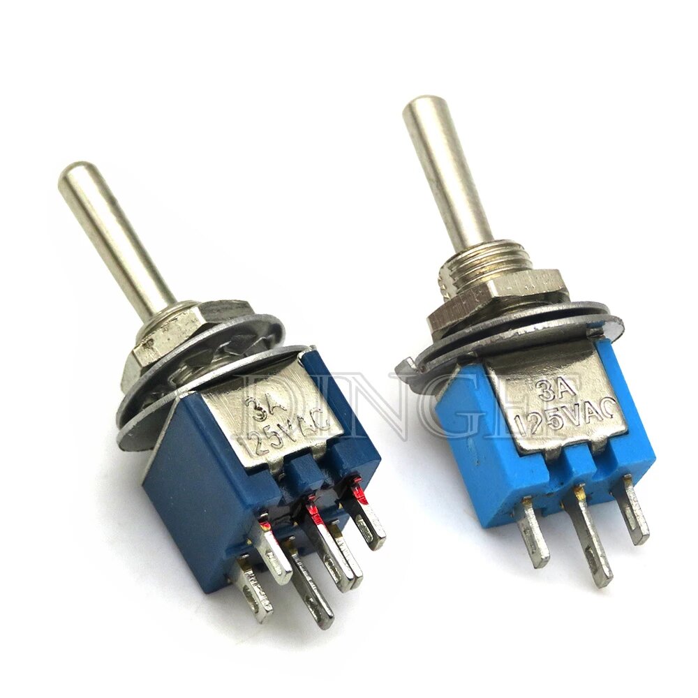 5 шт. синий миниатюрный переключатель SPDT SMTS-102/202 SMTS-102