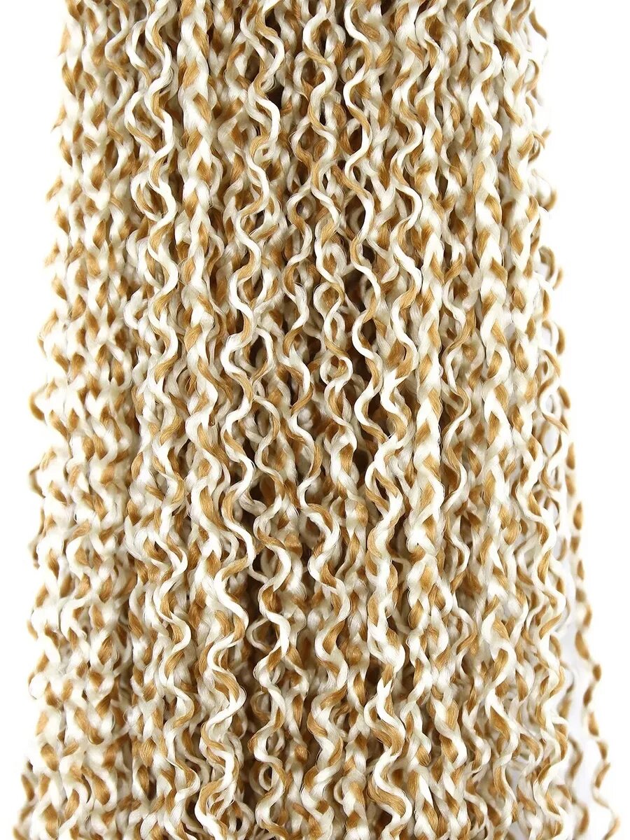 HAIRSHOP зизи гофре косички для плетения, цвет 613/27 (Блондин/Русый) 110 см