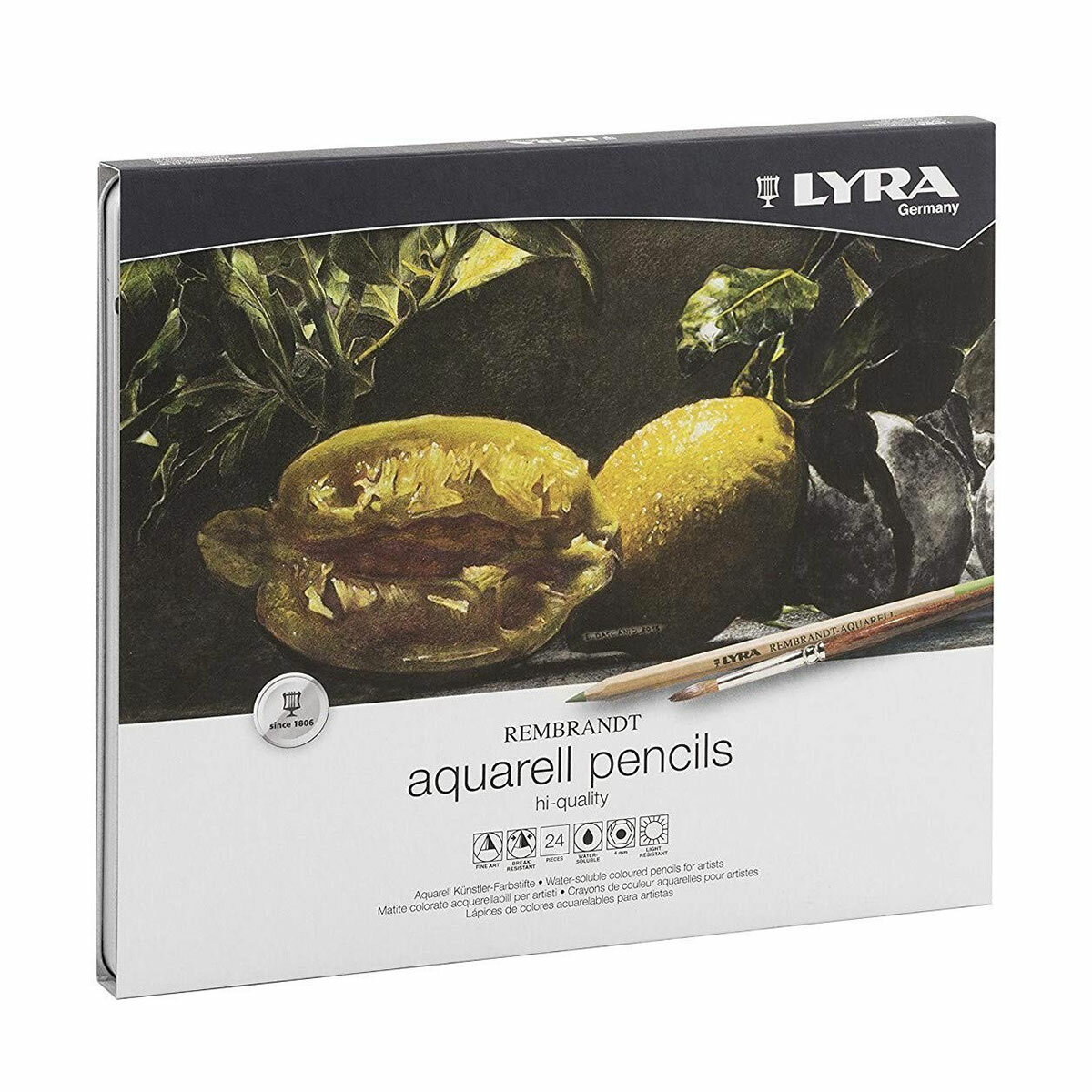 "LYRA" Набор цветных акварельных карандашей Rembrandt 24 цв. L2011240