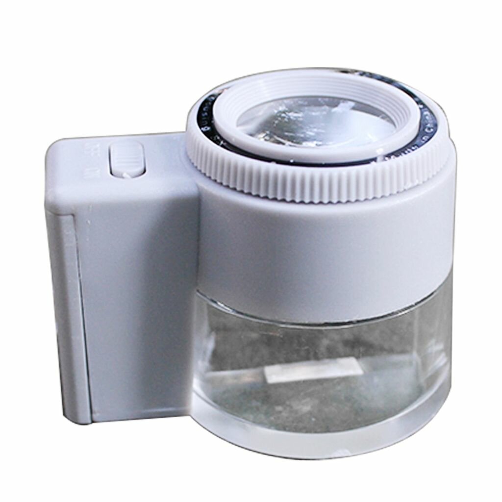 Освещенное увеличительное стекло Лупа с портативной глазной петлей 8x для чтения