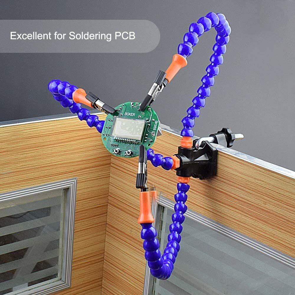 Настольные тиски Сварочный стол с 3 гибкими рычагами для пайки