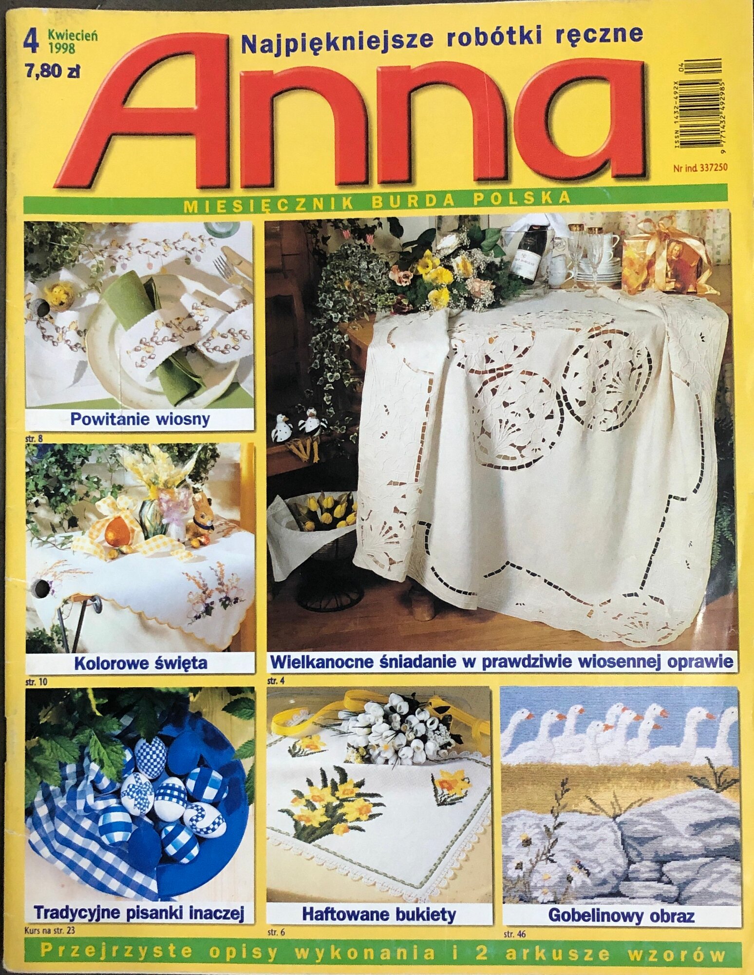 Журнал по рукоделию Анна/Anna 4 1998 на польском № 58