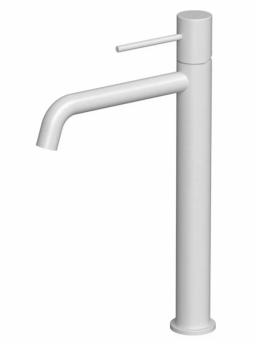 Смеситель для раковины Kaiser 43311-4 из латуни, цвет белый, керамический картридж