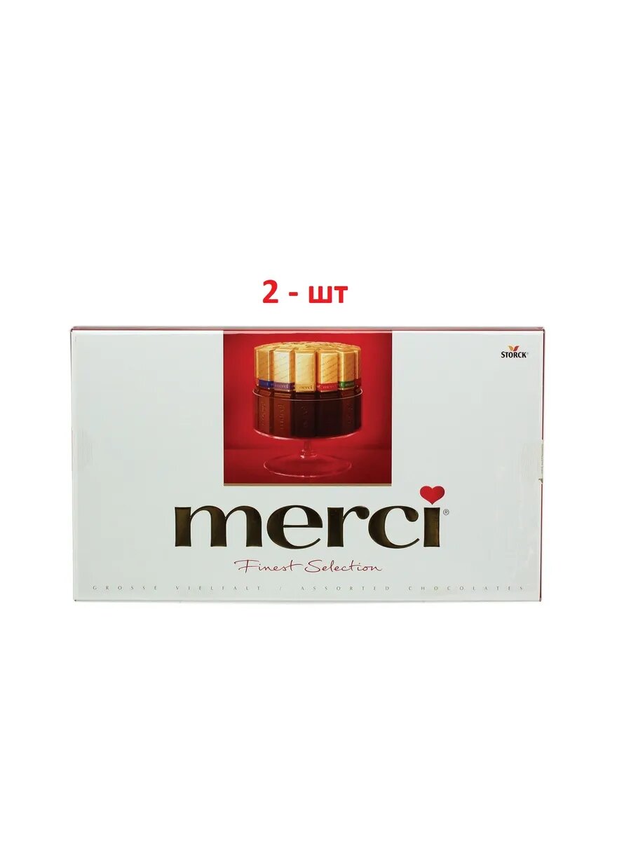 Набор шоколадных конфет Merci Finest Selection Ассорти 400г