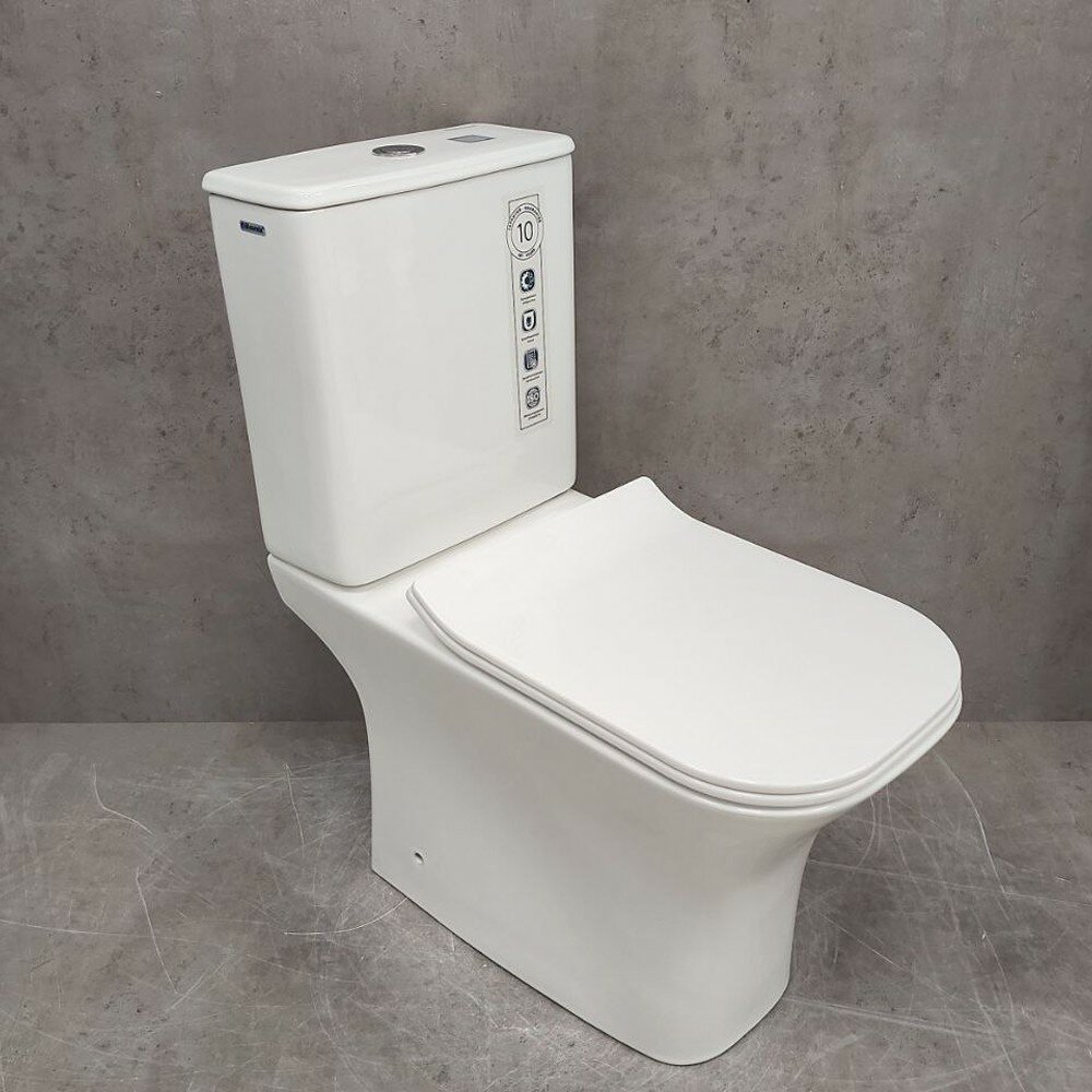 Унитаз Bloomix Elegant 1215 безободковый — фото 1