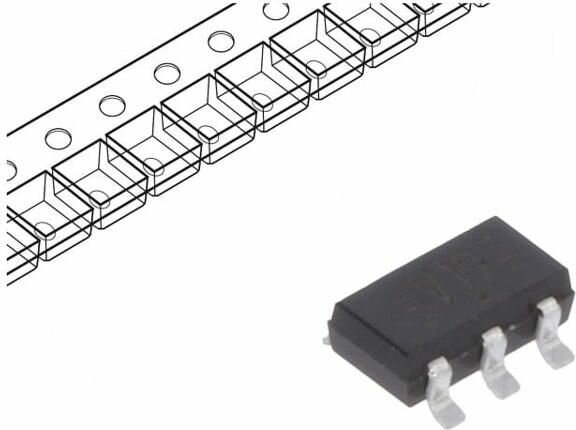 Микросхема NEXPERIA 74LVC1G19GV,125 IC: digital decoder, demultiplexer CMOS, TTL SMD TSOP6 LVC 1шт