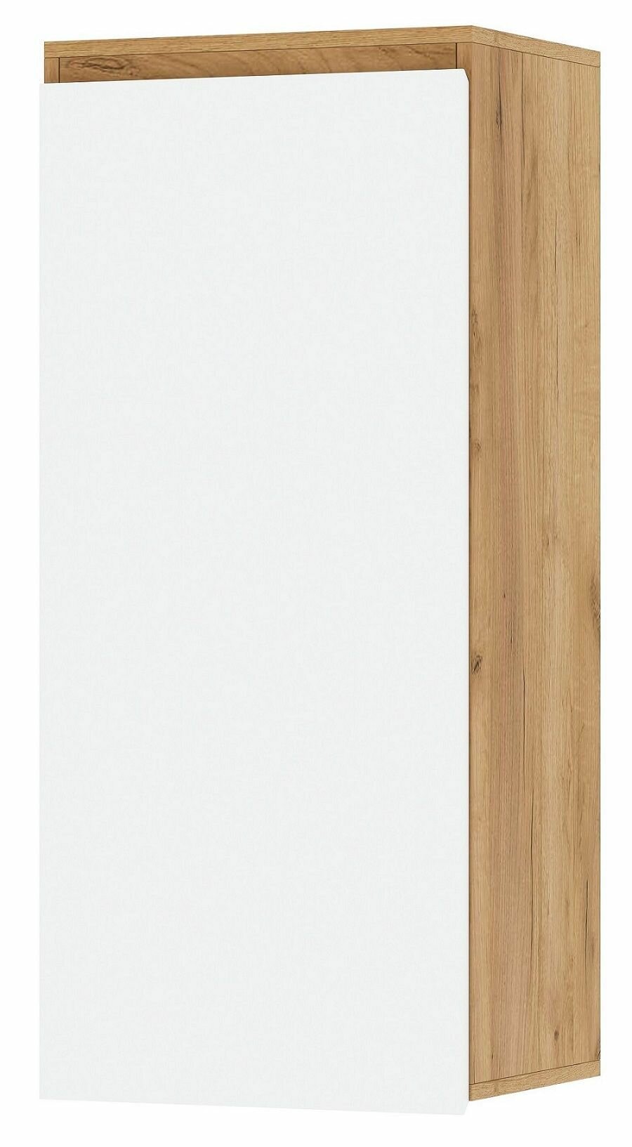 Гретта Пенал навесной 1С Крафт золотой-Белый (Памир)