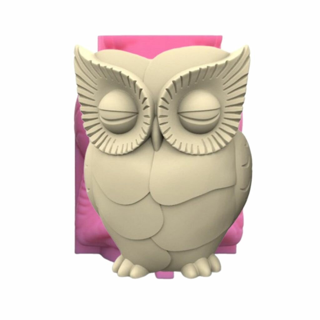 Силиконовая форма для цветочного горшка с совой C496, Ручной инструмент ювелирный