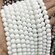 Бусины для браслета SYSRXLR Белый, 8mm 45pcs beads, White Porcelain