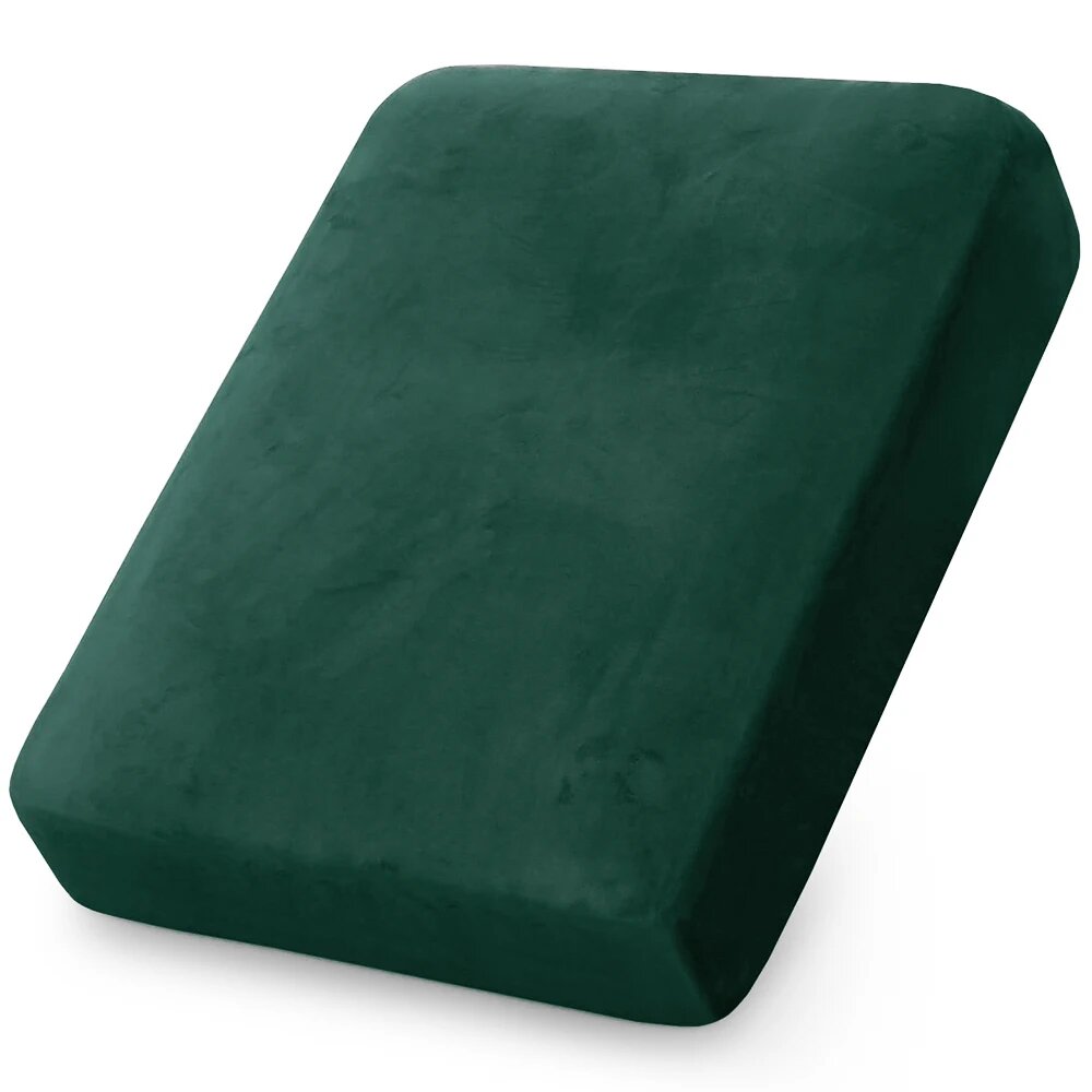 BRHUIXUE полиэстеровые чехлы для диванов L-shaped-1pc, Dark Green