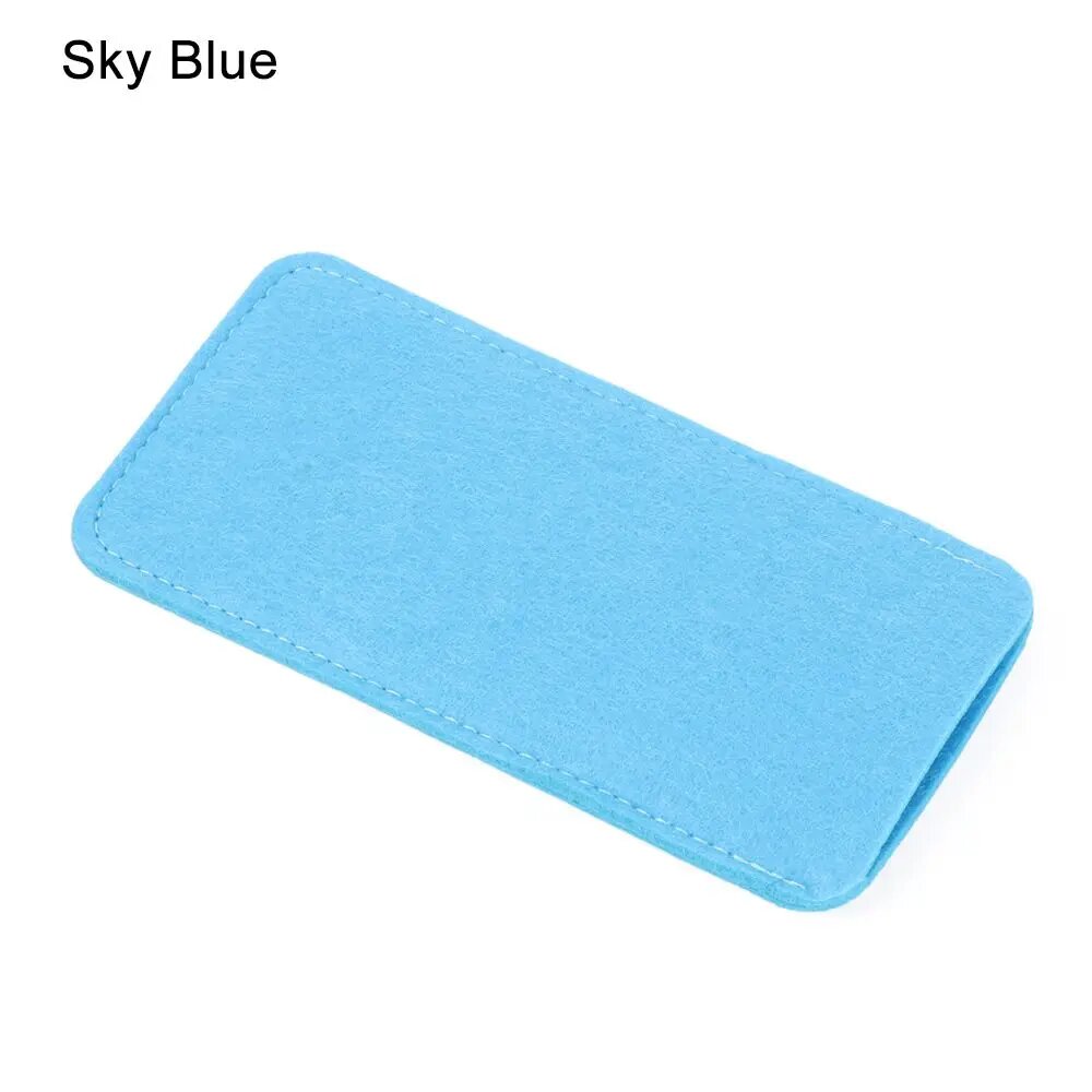 Мягкий войлочный чехол для солнцезащитных очков Синий, sky blue