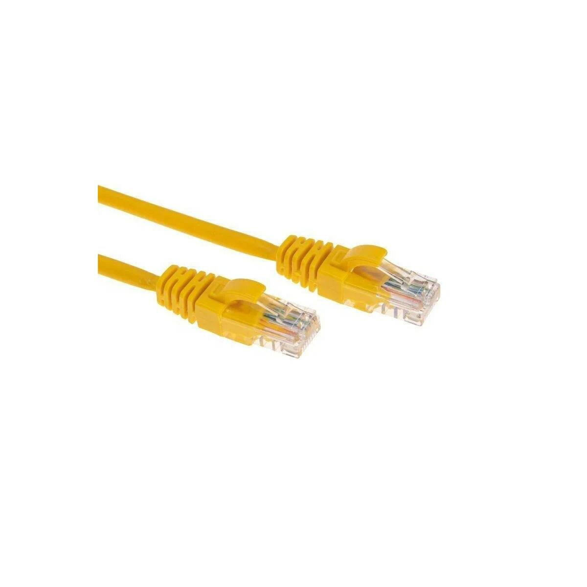 Rexant 02-0105-5 Patch Cord UTP кат.5e LSZH, 5м, жёлтый