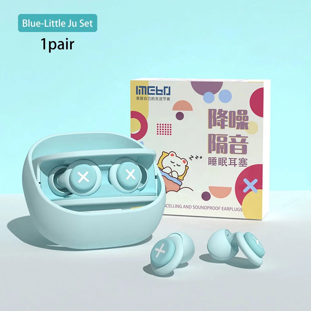 Беруши для сна Blue-Little Ju Set, голубые