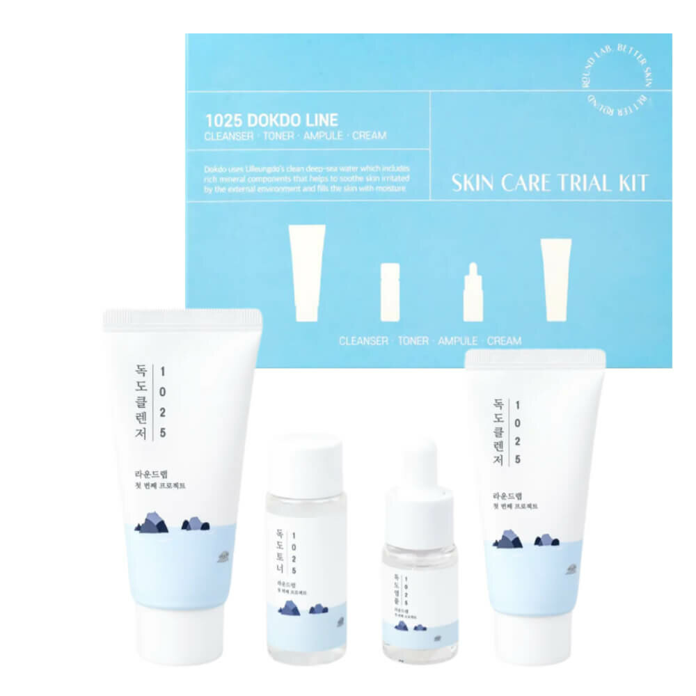 Round Lab Набор уходовых средств с морской водой 1025 Dokdo Trial Kit