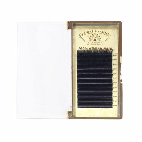 GLOBAL FASHION ресницы на ленте 0.10 D 9ММ