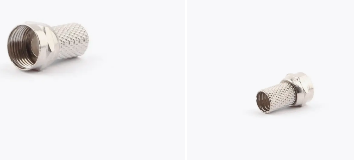 F-разъем антенный - переходник на коаксиальный кабель, упаковка 100 шт.