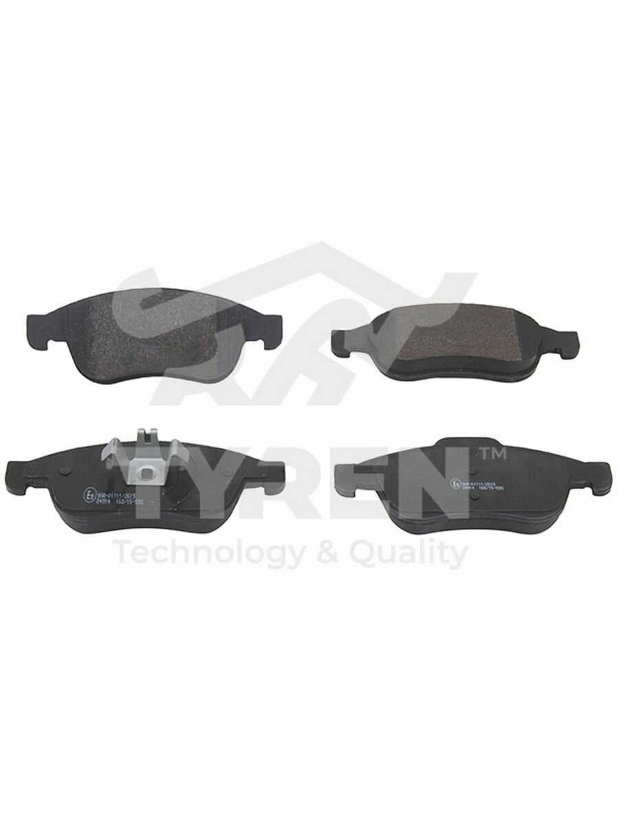 Тормозные колодки дисковые передние TYREN TYR1217971 для DACIA DUSTER, NISSAN TERRANO, RENAULT MEGANE