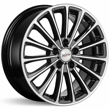 Диск X'trike X-136 7x17 5x100 ET38 Dia57.1 Black-FP