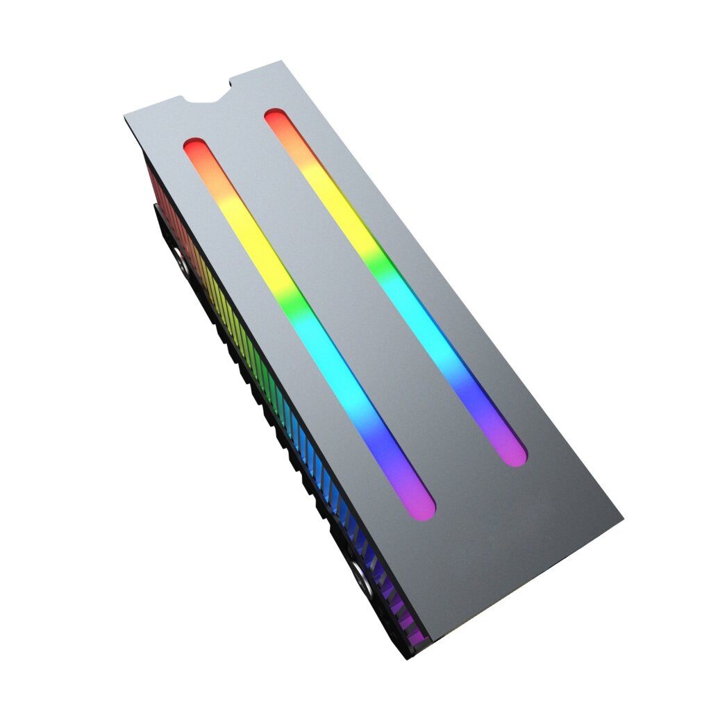5V ARGB для жесткого диска M.2 SSD Радиатор рассеивания тепла Алюминиевый охлаждающий термопрокладочный кулер для M2 NGFF 2280 Dr