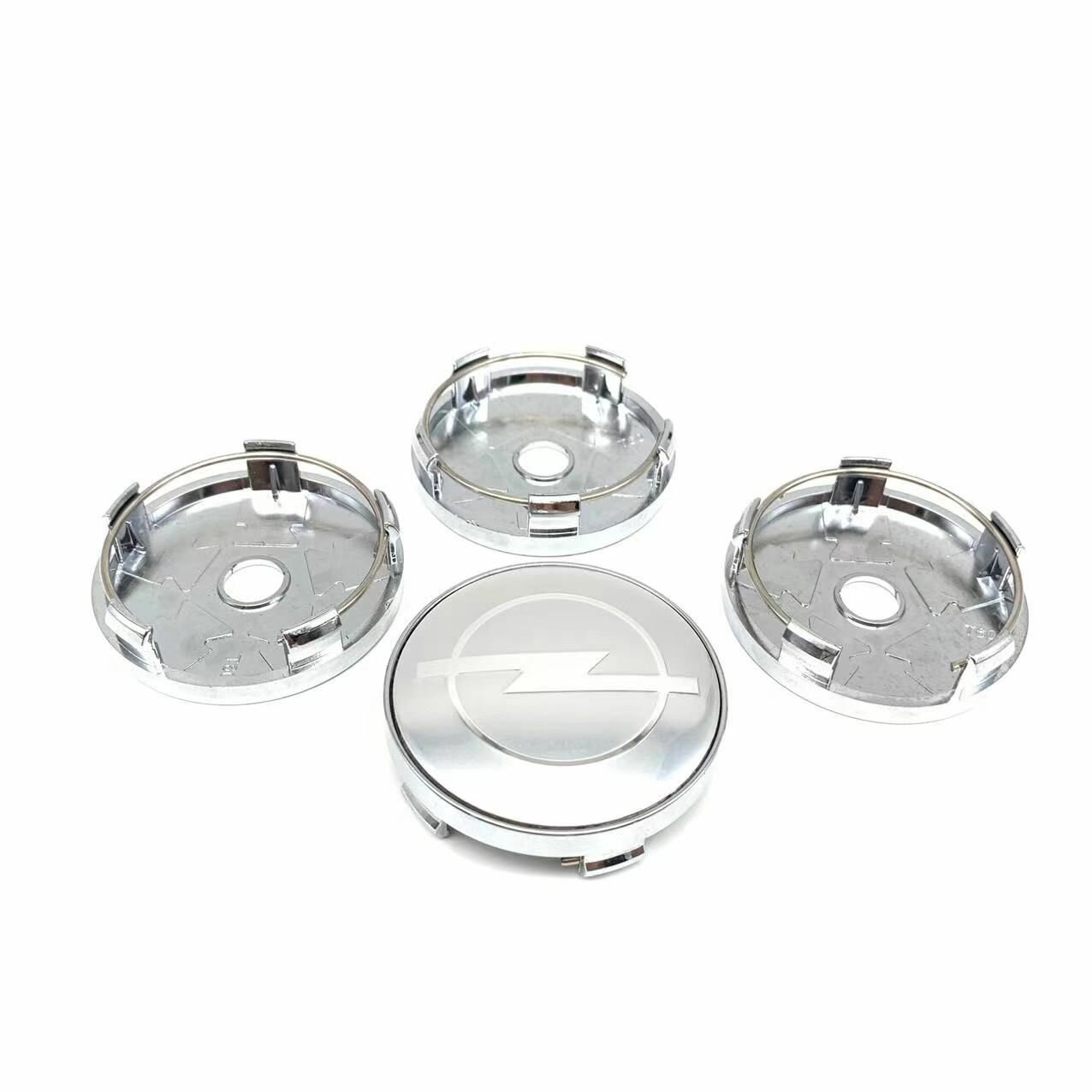 Колпачки заглушки на литые диски Opel/Опель 60/56/10 мм, 4 шт.