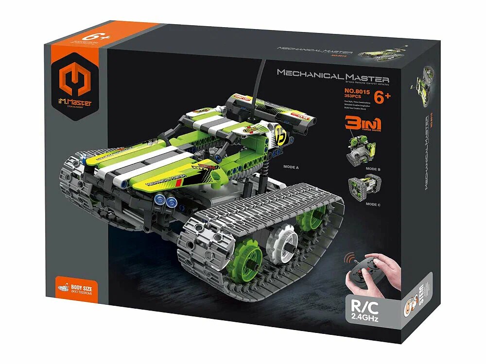 Конструктор IM.Master "Tracked Racer" , 353 детали, от 6 лет, из пластика, 8015_МК