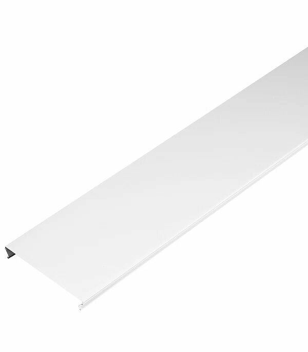 Рейка сплошная S-дизайн 3 м 100АS белый жемчуг Албес 6932-348595