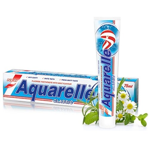 Зубная паста AQUARELLE "Classic", фтор, 75 мл (1030301003)