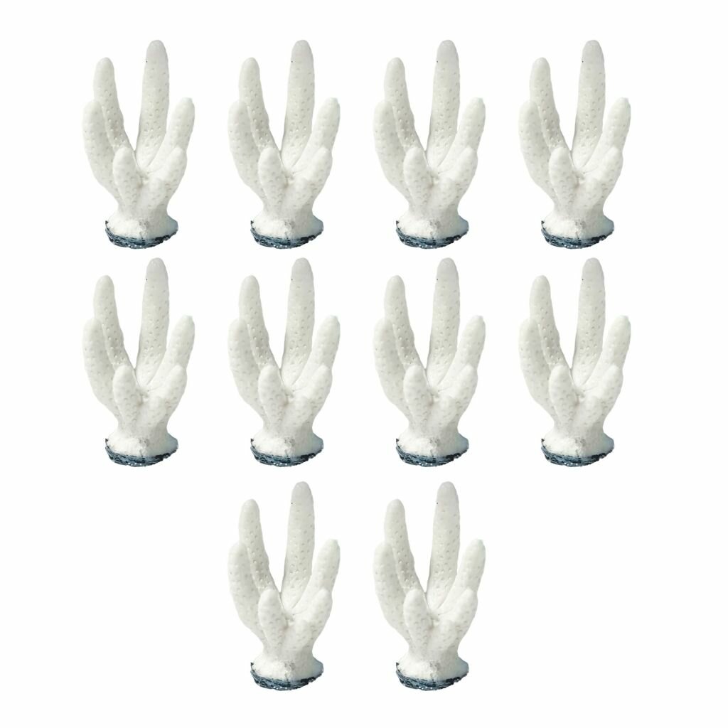 10 упаковок Искусственных пластиковых растительных кораллов, украшающих аквариумы с морской водой, Декорации