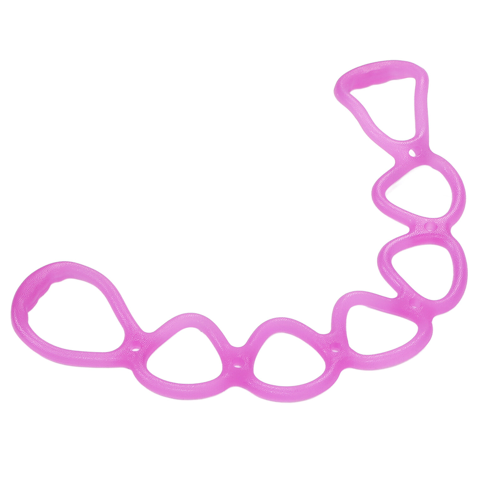 Фиолетовый 7-отверстий Эспандер Домашний Фитнес Эластичный Канат Многофункциональный Йога Упражнения Инструмент Для Формирования Тела Для Силовых Тренировок Всего Тела