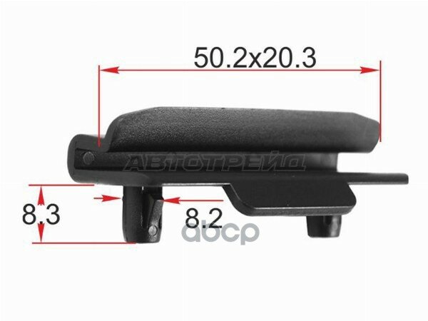 Клипса крепления фары LEXUS RX300 98-03 низ (1 шт.) Sat арт. ST-M12222