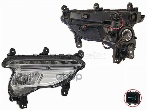 Фара противотуманная (Справа) Hyundai Santa Fe 15-19 Sat арт. ST-26-0041