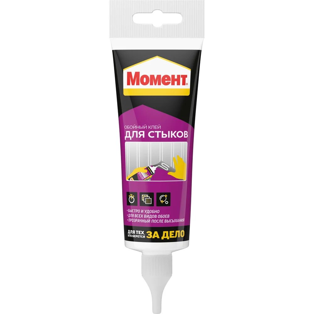 Клей для стыков и подклейки обоев момент 120 г 3040161