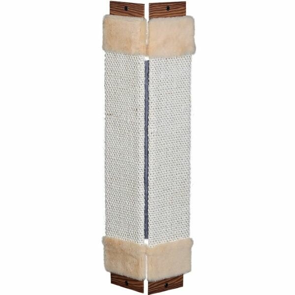 Когтеточка Кот Лукас сизалевая узкая, угловая, 57х11 см