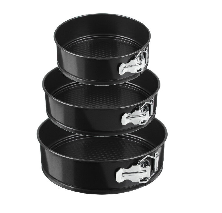 Набор форм разъемных для выпечки 3 шт, d24/6/28*6,5 см